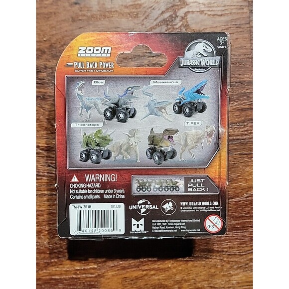 Jurassic World | Toys | New Jurassic World Zoom Riders Pull Back Power ...